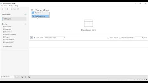 Tableau Tutorial Connect Data Youtube