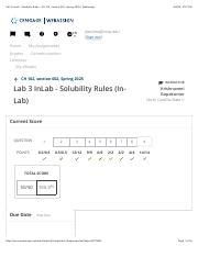 Understanding Solubility Rules In CH 102 Lab Essential Guide Course Hero