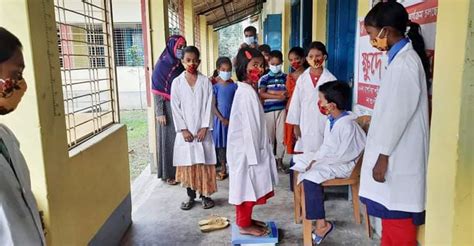 ক্ষুদে ডাক্তারের মাধ্যমে স্বাস্থ্য পরীক্ষা ২২ ২৮ জানুয়ারি