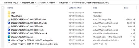 Macrium ViBoot Failed To Create Virtual Drive Solved Windows 10 Forums