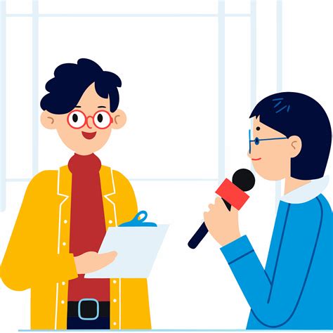 Download Ai Generated Interview Journalist Royalty Free Vector