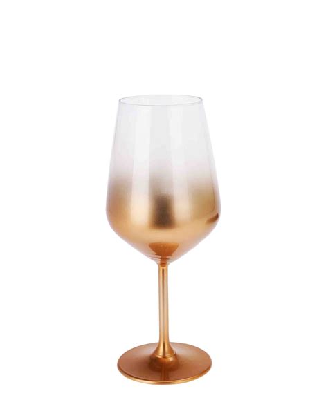 Kitchen Life 490ml Wine Glass Gold The Culinarium