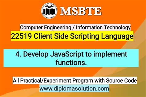 Develop Javascript To Implement Functions 22519 Client Side Scripting