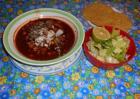 Pozole Rojo De Pollo Receta De Cookiepili Cookpad
