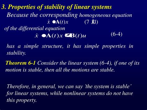 PPT Chapter 6 Stability Analysis Of Linear Systems PowerPoint Presentation ID 9197216