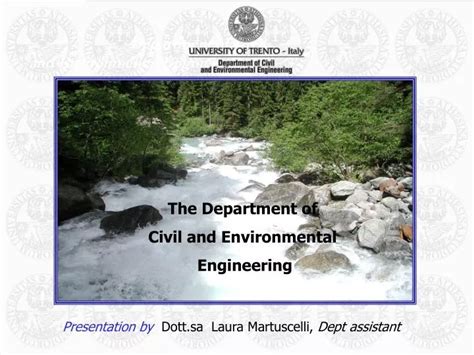 Ppt Department Of Civil And Environmental Engineering Powerpoint Presentation Id491149