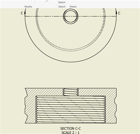 Solved Section View In Drawing Has Irregular Edges Autodesk Community