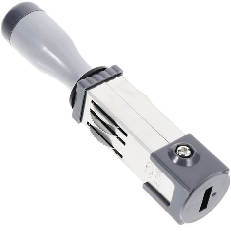 Lexsomeo Multi Use Date Stamp Portable Date Stamper Handle Time Stamp