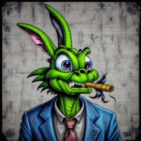 Bugs Bunny Smoking Weed