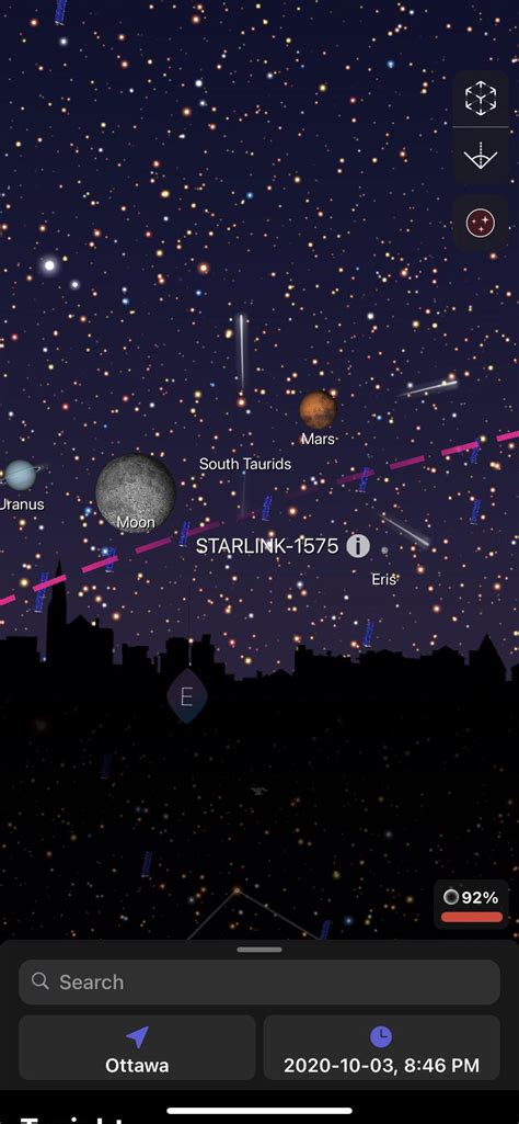 Starlink Orbital Path Visible On Night Sky App Rstarlink Starlink Orbital Path Visible On Night Sky App Rstarlink