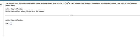 Solved Find The Cost Function If The Marginal Cost Function