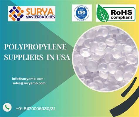 Polypropylene Suppliers In Usa