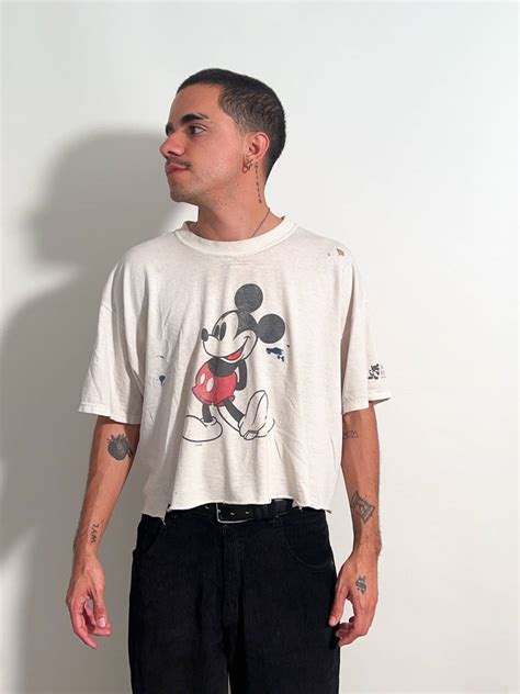 Vintage Vintage 90s Distressed Mickey Mouse T Shirt Grailed
