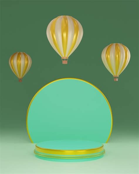 Premium Photo 3d Rendering Abstract Podium Scene Background With Hot