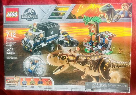 Lego Jurassic World Carnotaurus Gyrosphere Escape India Ubuy