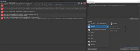 BUG The Type Or Namespace Name ReceiveVideoViewer Could Not Be Found Issue Unity