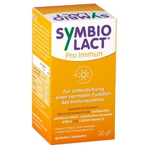 Lactobacillus Plantarum Lactobacillus Paracasei Symbiolact Pro Immune