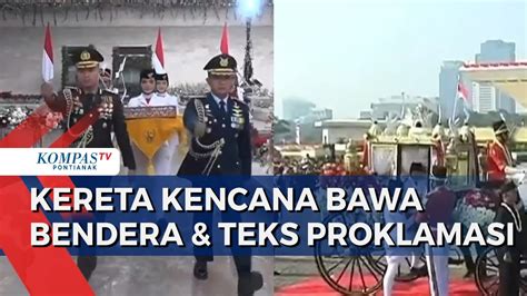 Meriahnya Kirab Budaya HUT RI Bendera Pusaka Teks Proklamasi Dibawa