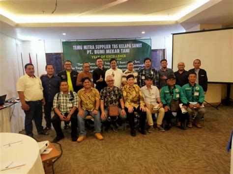 Temu Mitra Supplier TBS Kelapa Sawit PT Bumi Mekar Tani Desember Best Planter Indonesia