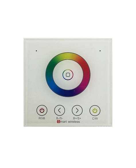 768w Rgbw Led Remote Controller With Wall Panel Rf Touch Control