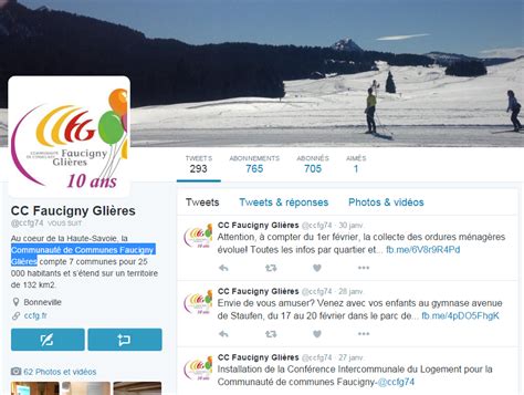 Les communautés de communes les plus suivies sur Twitter au er février Le blog d