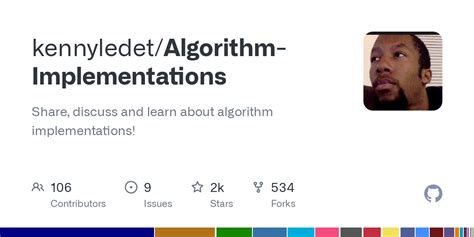 Github Kennyledetalgorithm Implementations Share Discuss And Learn About Algorithm
