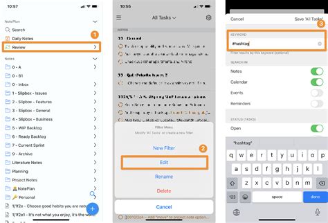 How To Filter Tasks By Hashtag Or Mention Noteplan Knowledge Base