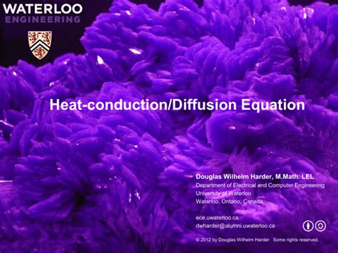 Heat Conduction Diffusion Equation