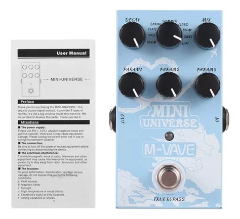 Effect Maker Guitar M Vave Modeling Reverberation Mercadolibre