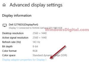 How To Change Monitor Screen Refresh Rate In Windows