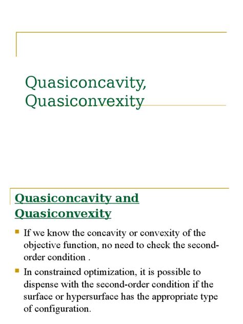 Quasi Concavity Quasi Convexity Download Free Pdf Monotonic