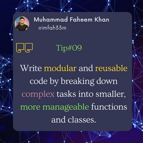 Muhammad Faheem Khan On Linkedin Modularcode Reusablecode Programming Softwaredevelopment