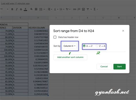 HOW TO RANDOMIZE DATA IN GOOGLE SHEETS GyanKosh Learning Made Easy