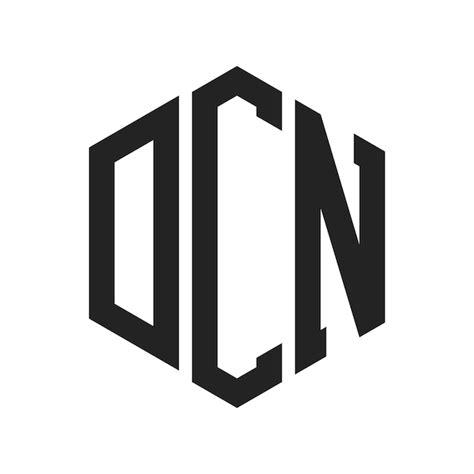 Premium Vector Dcn Logo Design Initial Letter Dcn Monogram Logo Using Hexagon Shape