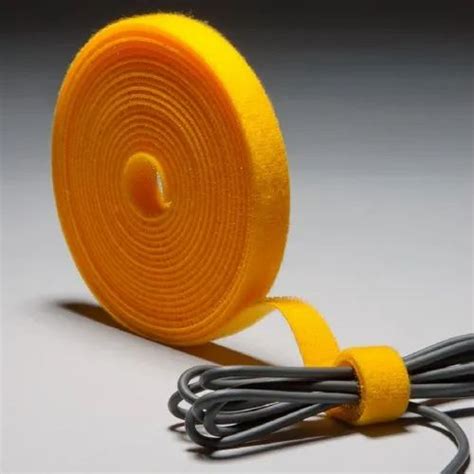 Wire Cable Organizer Self Gripping Double Sided Hook And Loop Fastener Reusable Mm At Rs