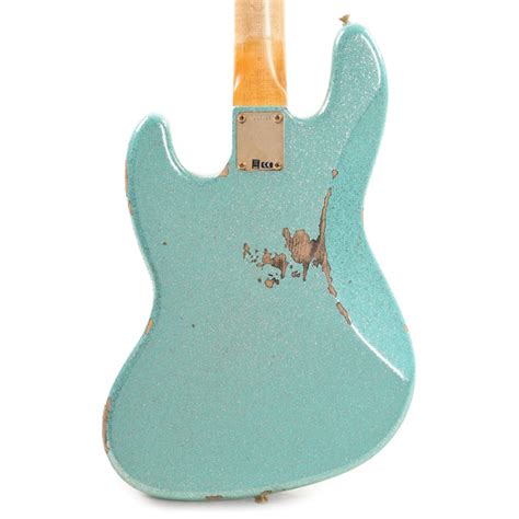 Fender Custom Shop 1960 Jazz Bass Heavy Relic Aged Sea Foam Green Spar