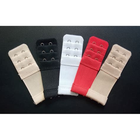 4pcs Sexy 3 Rows 2 Hooks Bra Extender Womens Nylon Clasp Extension
