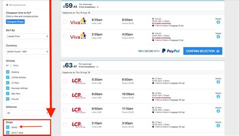 Search And Book Non Stop Flights