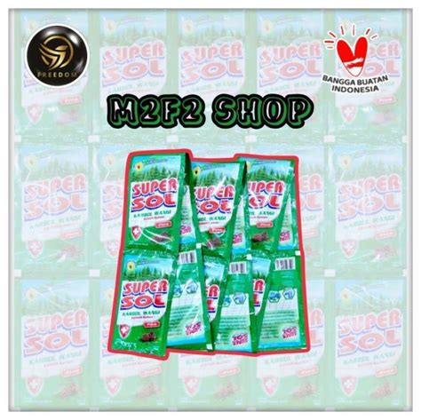 Promo Supersol Karbol Wangi Pine Reguler Sachet 19 Ml Kemasan Karton
