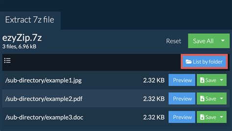 Extract 7z File Online No Registration Required EzyZip
