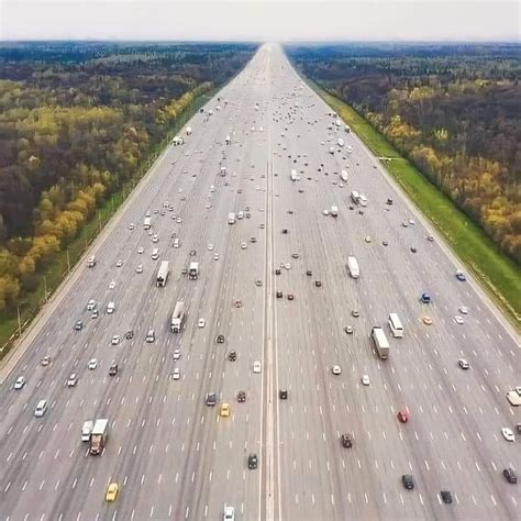 Texan The Katy Freeway In Houston Texas Is Considered One Of The