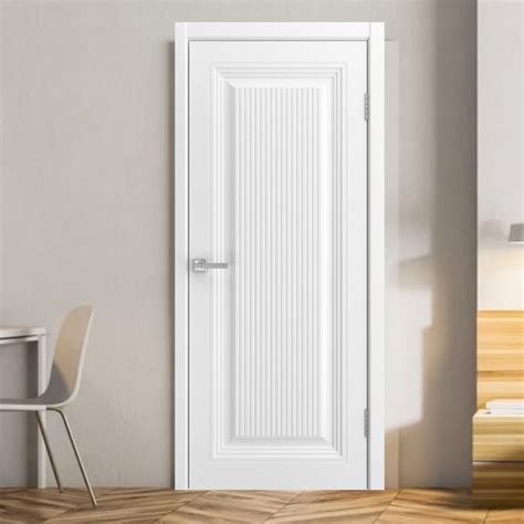 Paputin's Doors Дверь межкомнатная Белая, Дерево, МДФ, 600x2000, Глухая ...