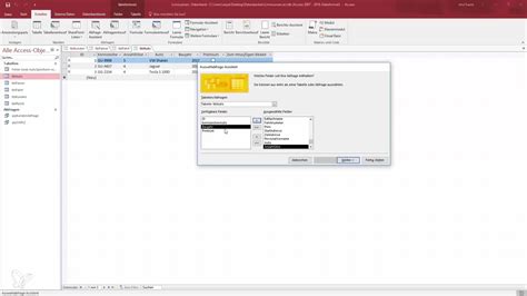 Create Queries Across Multiple Tables In Access