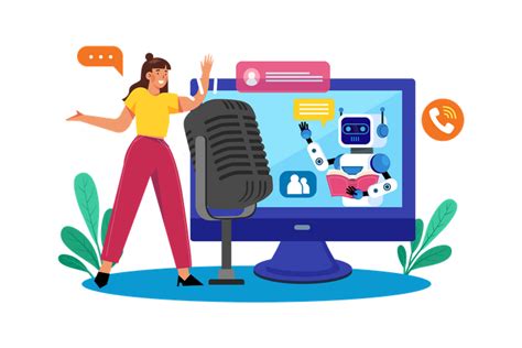 32023 Ai Driven Speech Recognition Illustrations Free In Svg Png