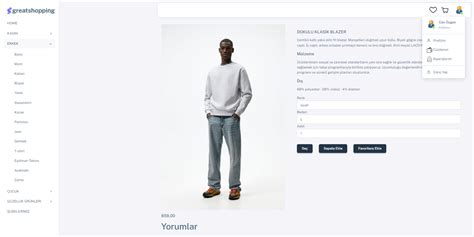 github canozgan e commerce project