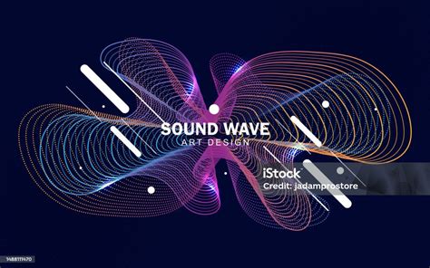 3d 오디오 사운드웨이브 다채로운 음악 펄스 진동 그라데이션에 대한 스톡 벡터 아트 및 기타 이미지 그라데이션 선 활력