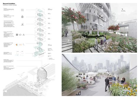 Architecture Project Curvilinear Structure Enhanced With Green Roofs