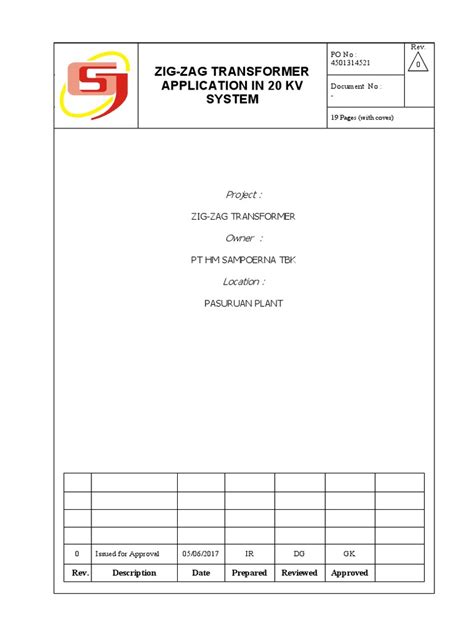Zig Zag Transformer Application In 20 Kv System Pdf Transformer Electric Power Distribution