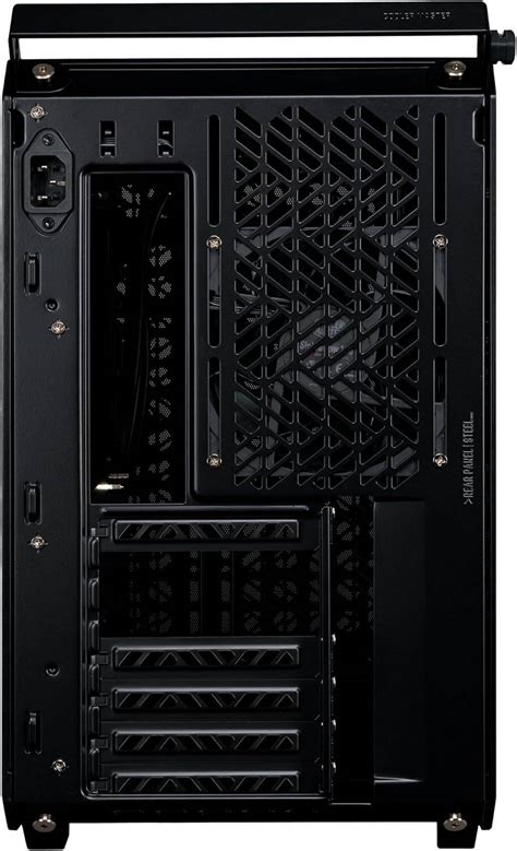 Cooler Master Qube 500 Flatpack Mid Tower Atx Computer Case 1x 120mm Sf Argb Black Pwm Fan Up
