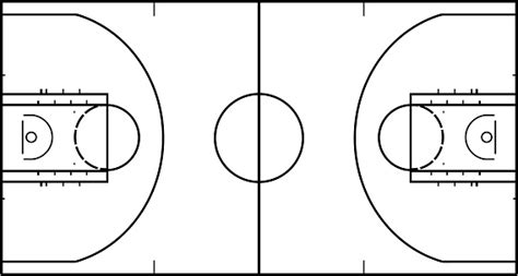 농구 코트 흰색 배경에 고립입니다 상위 뷰 벡터 일러스트입니다 코트 스포츠 경기장에 대한 스톡 벡터 아트 및 기타 이미지 코트 스포츠 경기장 농구 팀 스포츠 농구공